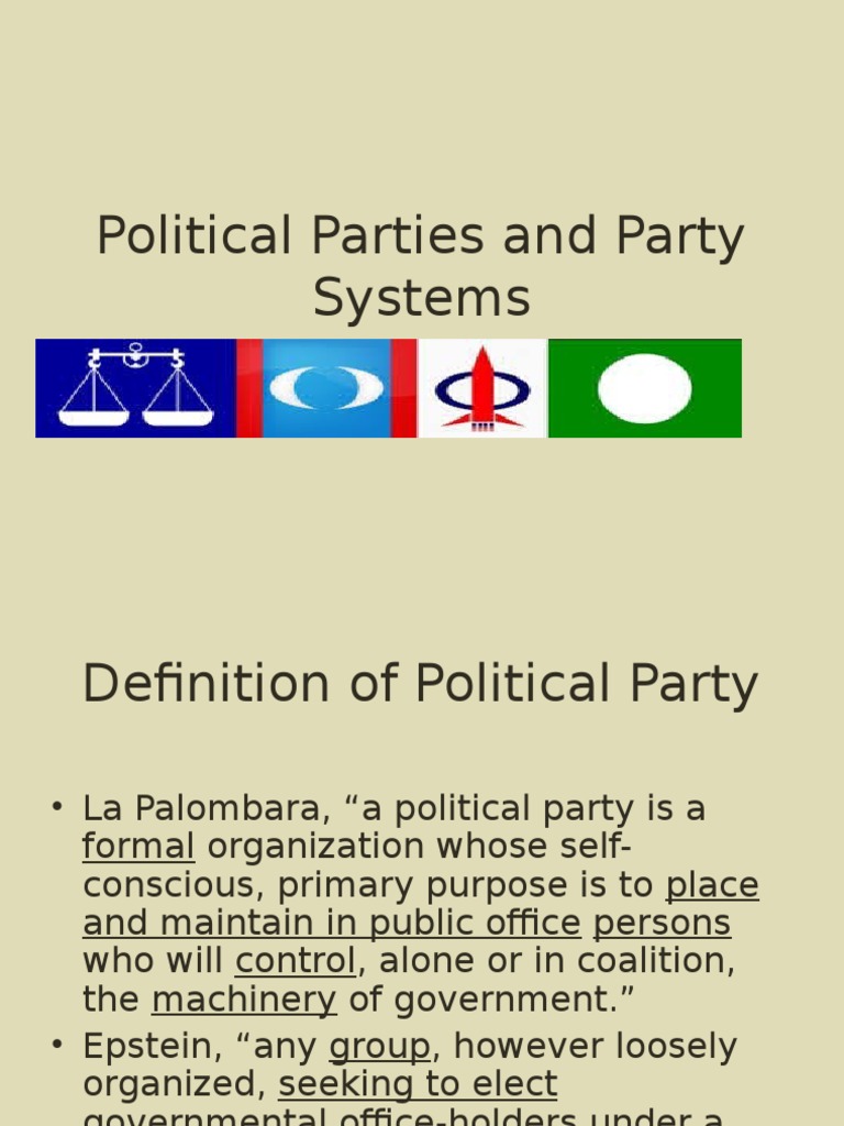 13 Political Parties and Party Systems (1) | Political Parties | Democracy