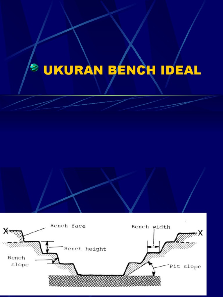 Ukuran Ideal Bench Tambang | PDF