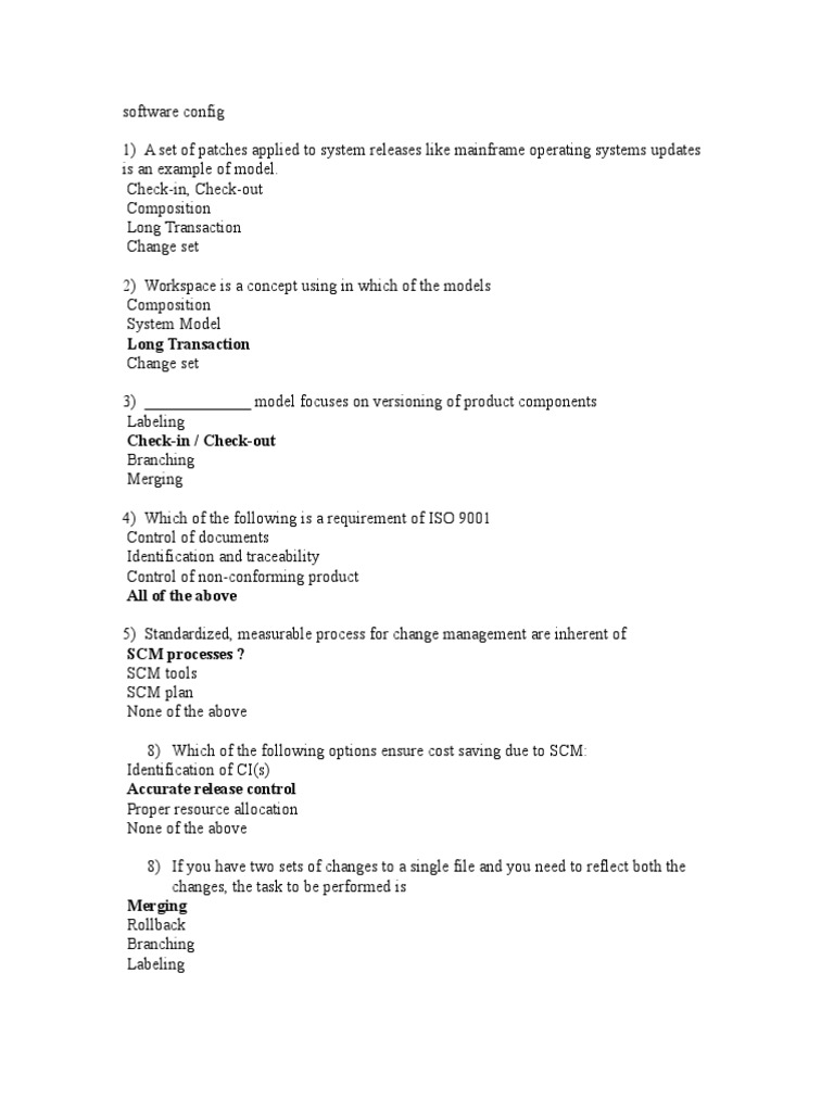 SCM | PDF | Version Control | Verification And Validation