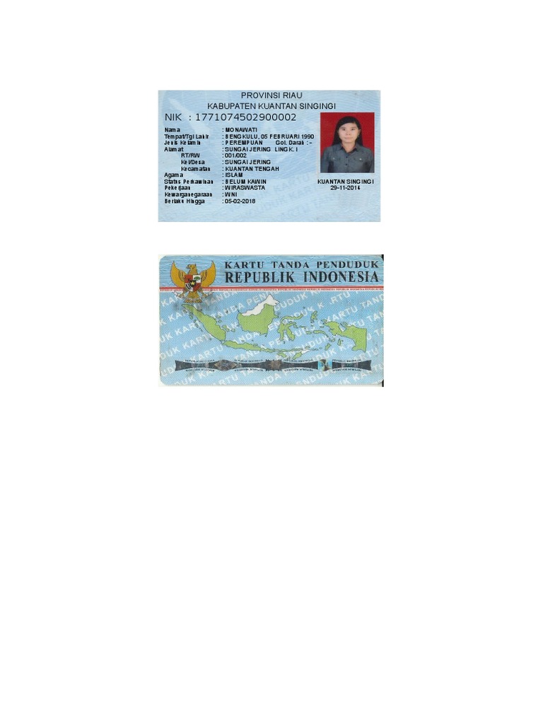 Ukuran KTP Fix | PDF