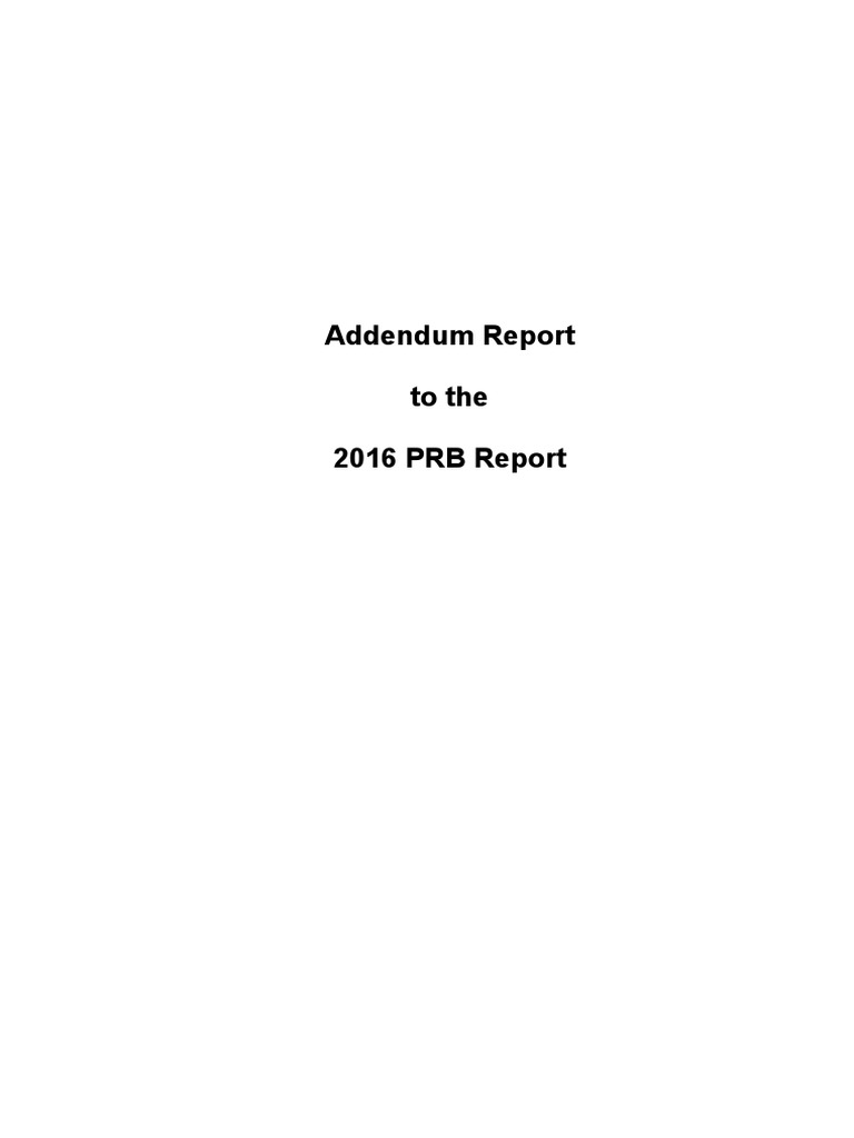 Addendum Report 2016 | PDF | Mauritius | Constable