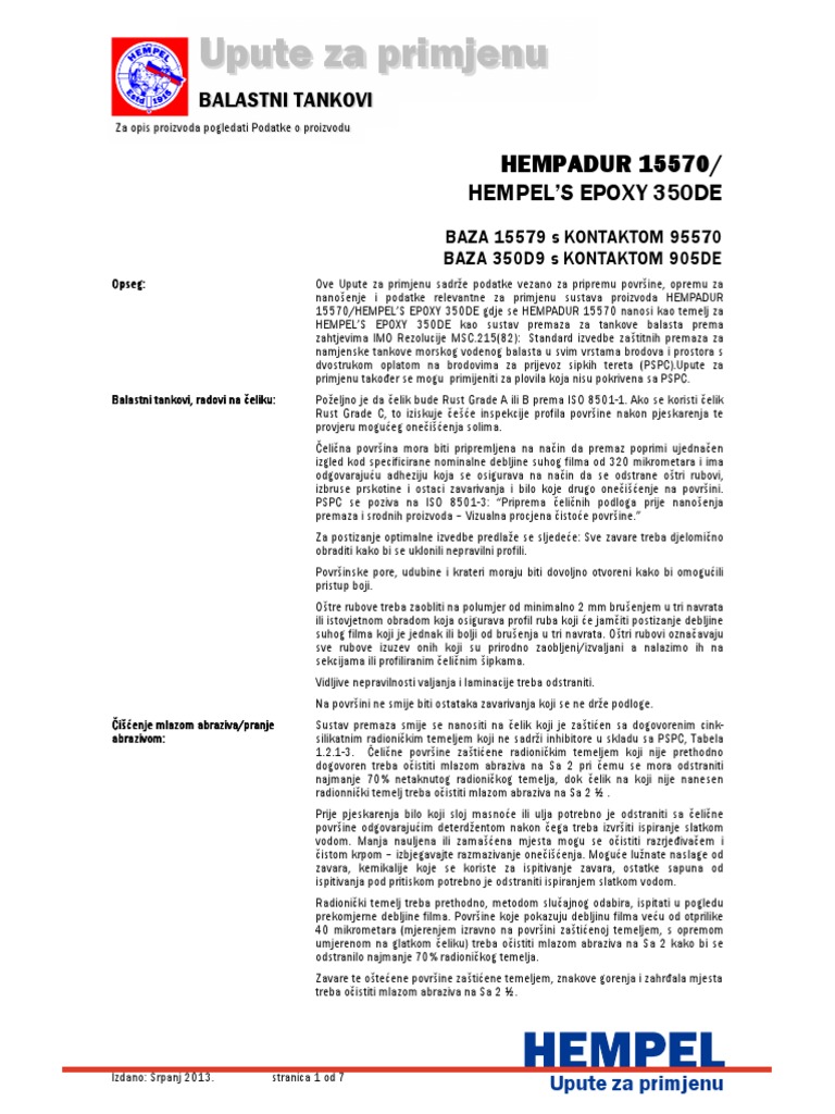 Ai Hempadur 15570 Croatian | PDF