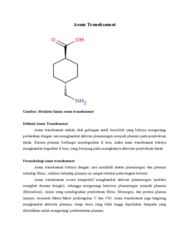 Asam Traneksamat | PDF
