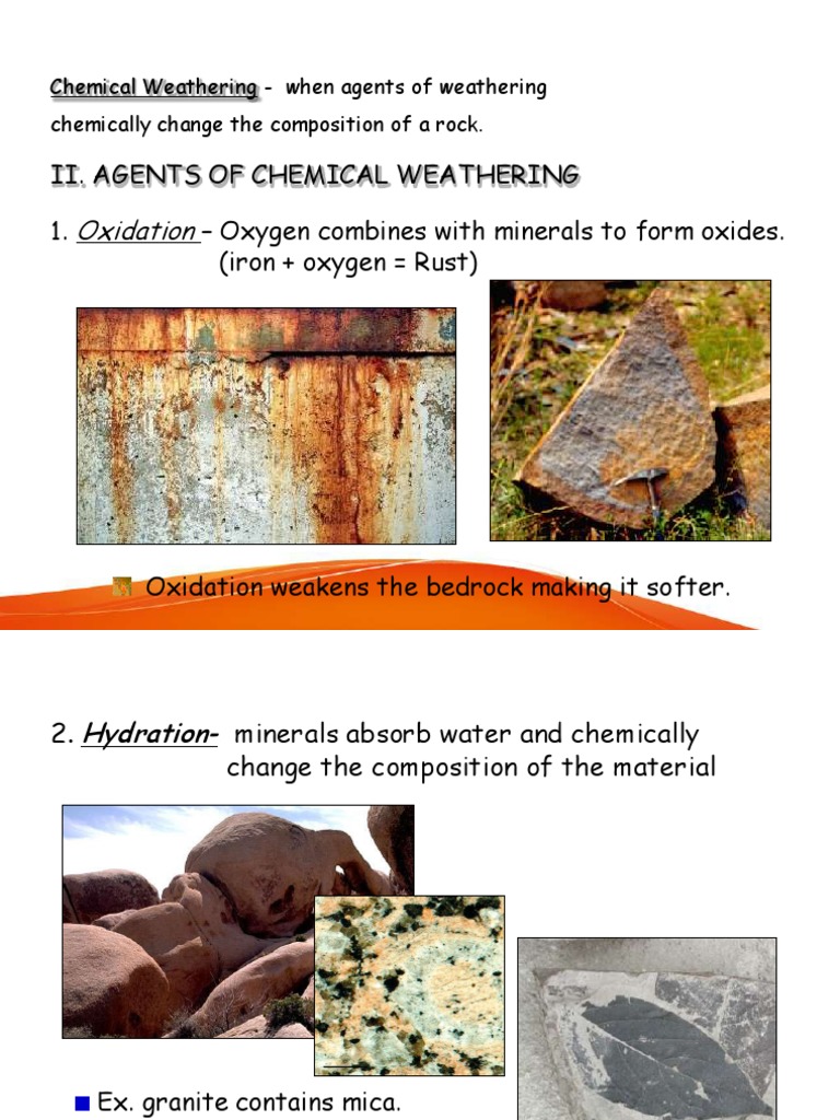 Exogenic Processes2 | PDF | Weathering | Rock (Geology)