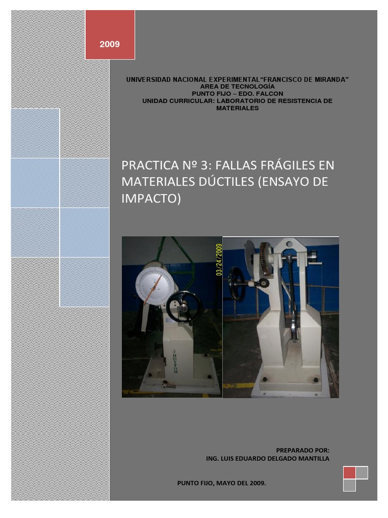 Fallas Fragiles en Materiales Ductiles