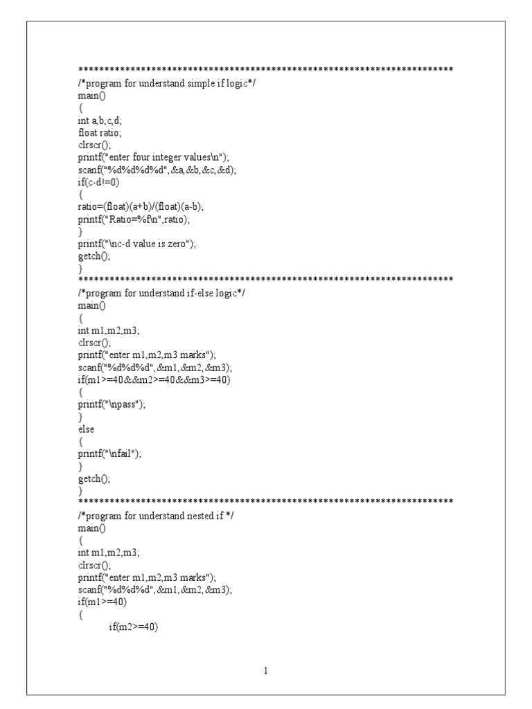 Very Useful Programmes For C Language | PDF | Teaching Methods ...