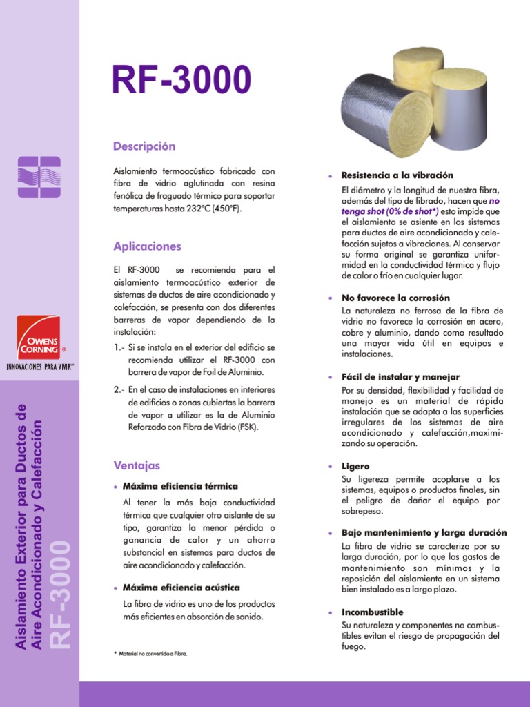 RF 3000 | PDF | Caldera | Aire acondicionado