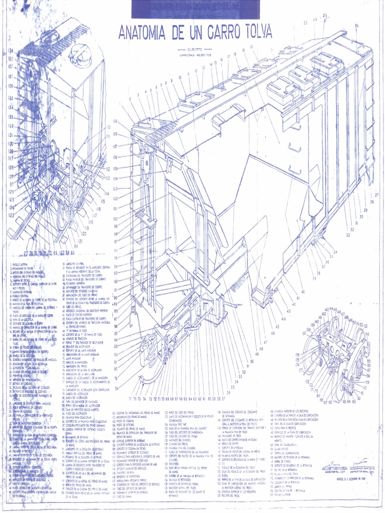 Anatomía de Un Carro-Tolva Cubierto 45t | PDF