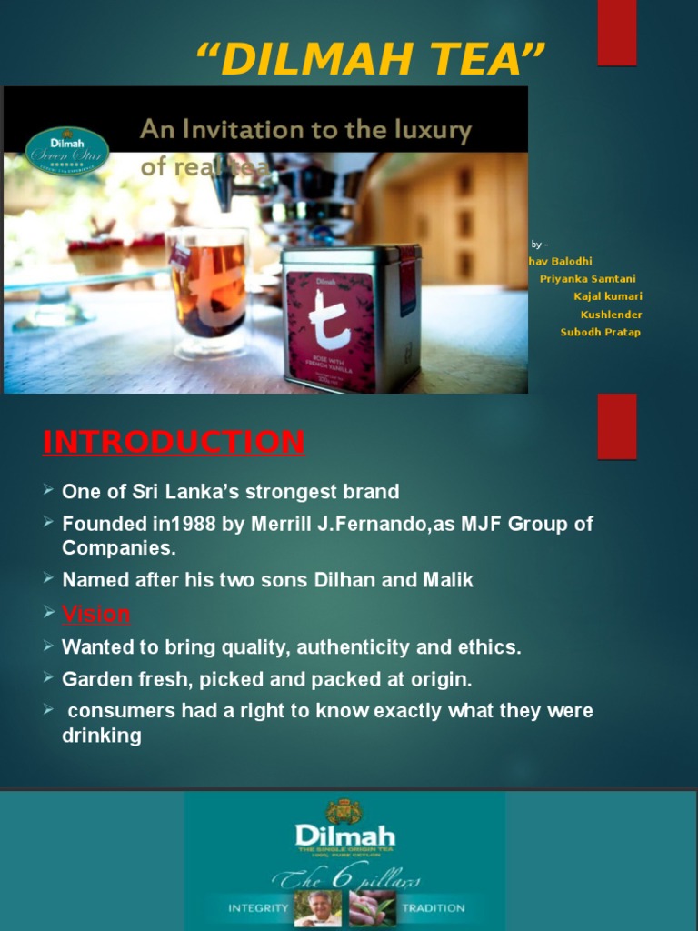 Dilmah Tea | PDF | Tea | Brand