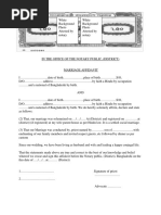 Nikah Form English Blank Bangla | PDF | Marriage | Social Conventions