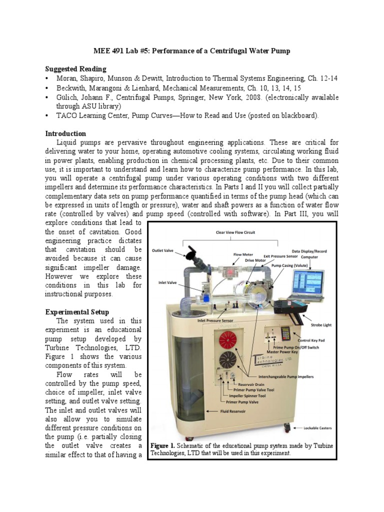 Handout Water Pump | PDF | Power (Physics) | Pump