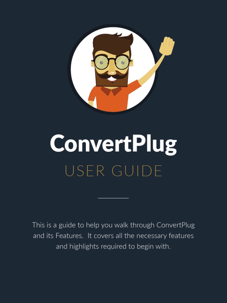 Convertplug: User Guide | PDF | Word Press | System Software