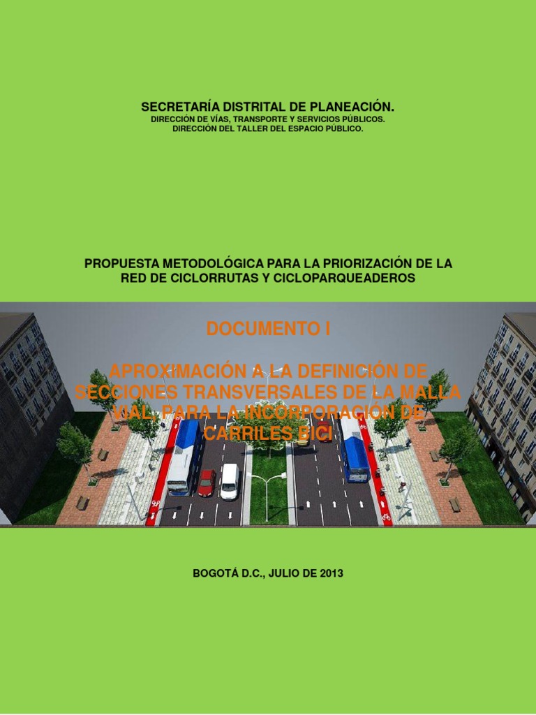 Ciclorutas Idu PDF | PDF | Peatonal | Calle