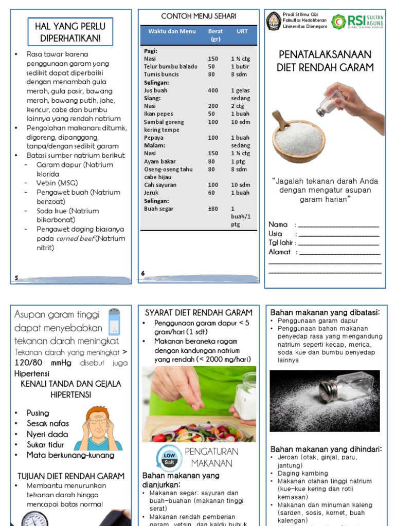 Leaflet DIET RG DAN RCHOL | PDF