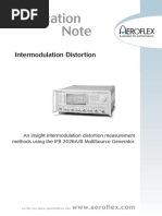 Difference Between Third Order Intercept and P1dB | PDF | Distortion | Amplifier