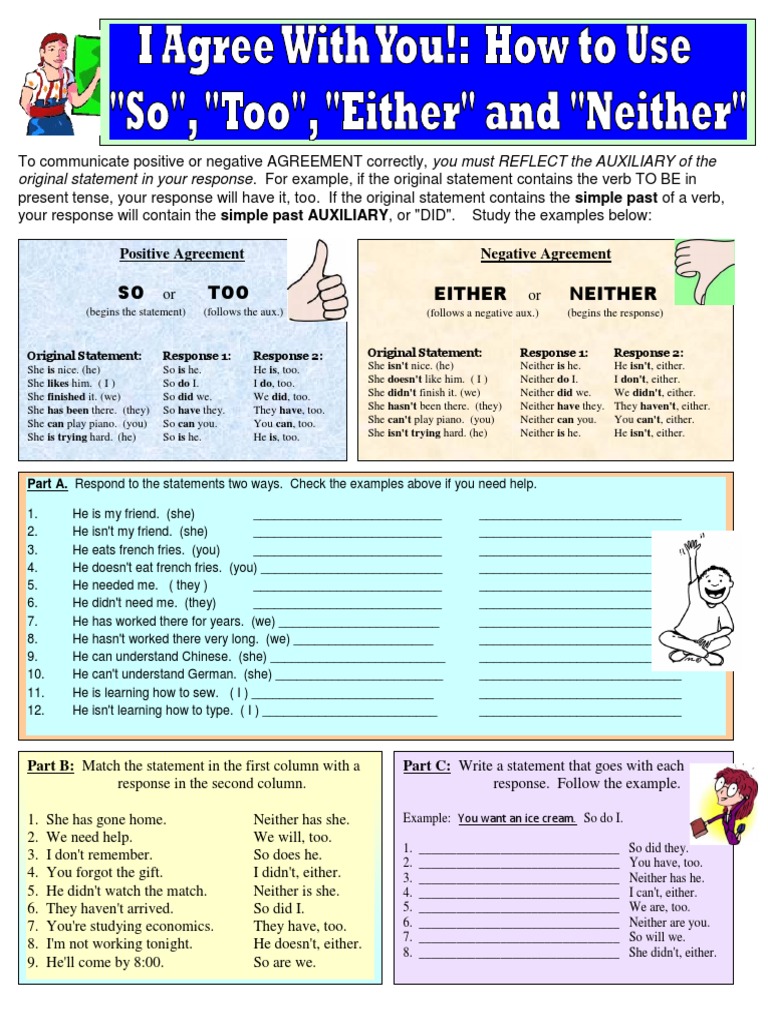 So Too Either Neither 2 | PDF