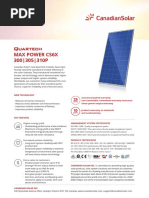 First Solar Series 7 TR1 Module Specs | PDF | Photovoltaics | Solar Panel
