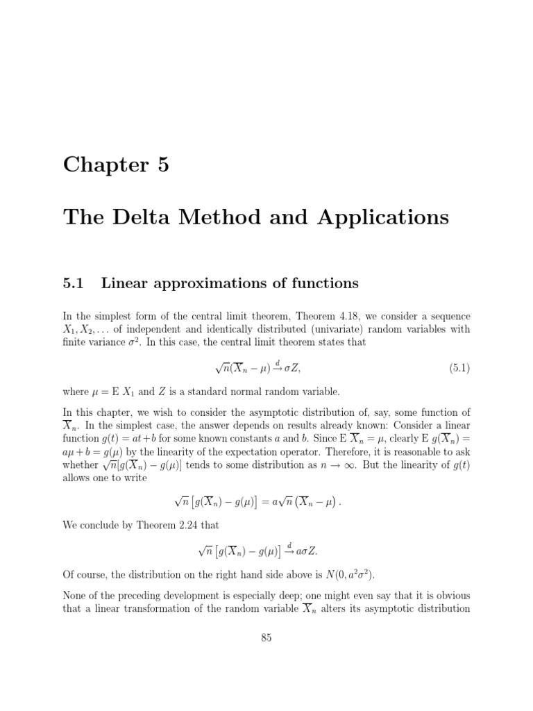 Delta Methods | Normal Distribution | Variance