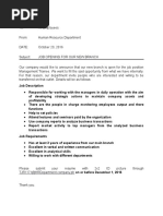 Sample Demotion Letter | PDF | Employment | Virtue