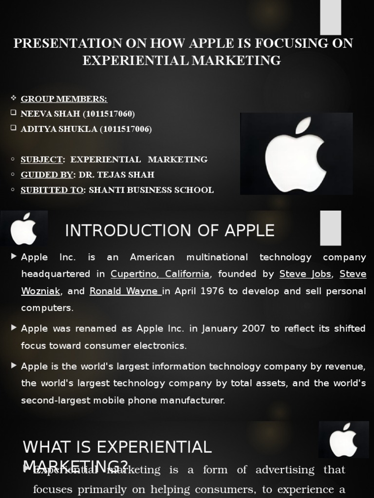 Apple Experiential Marketing | PDF | Brand | Apple Inc.
