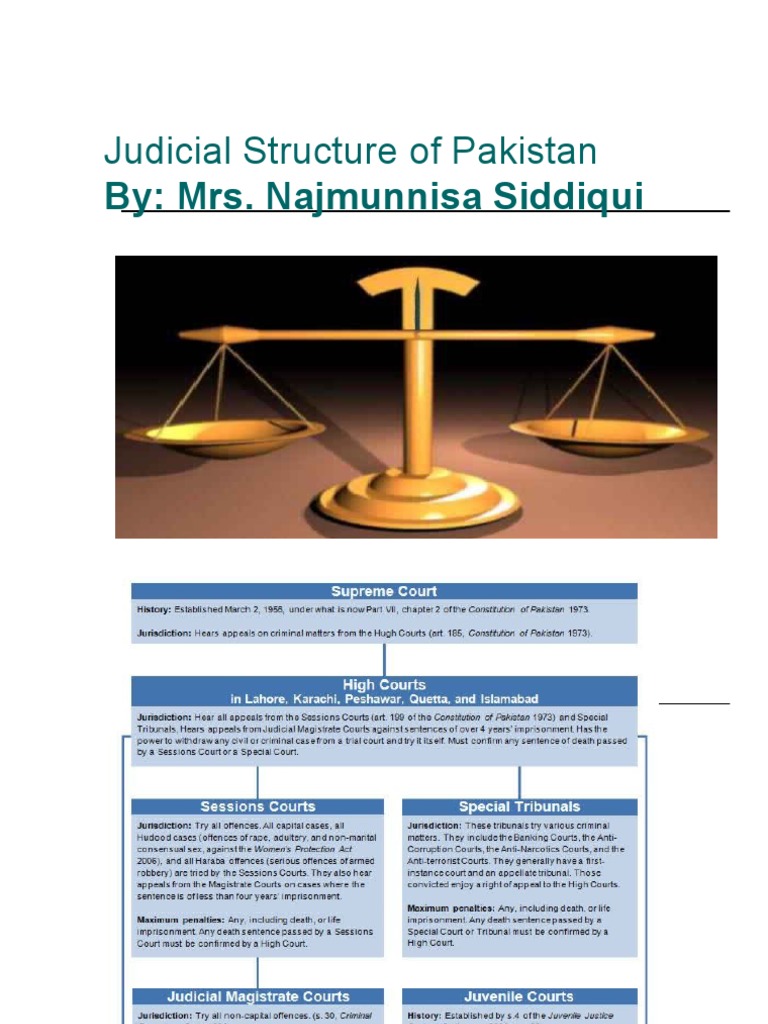 Overview of Pakistan's Judicial System | PDF | Supreme Courts | Judiciaries
