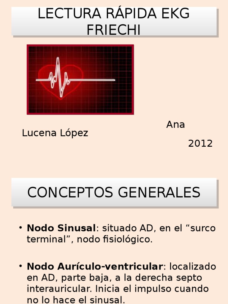 Guía Rápida de Lectura de EKG | PDF | Electrocardiografia | Fisiología Cardiovascular