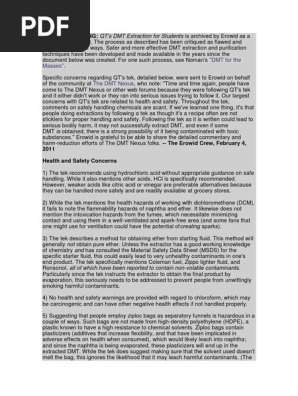 Lye Naptha And Extraction