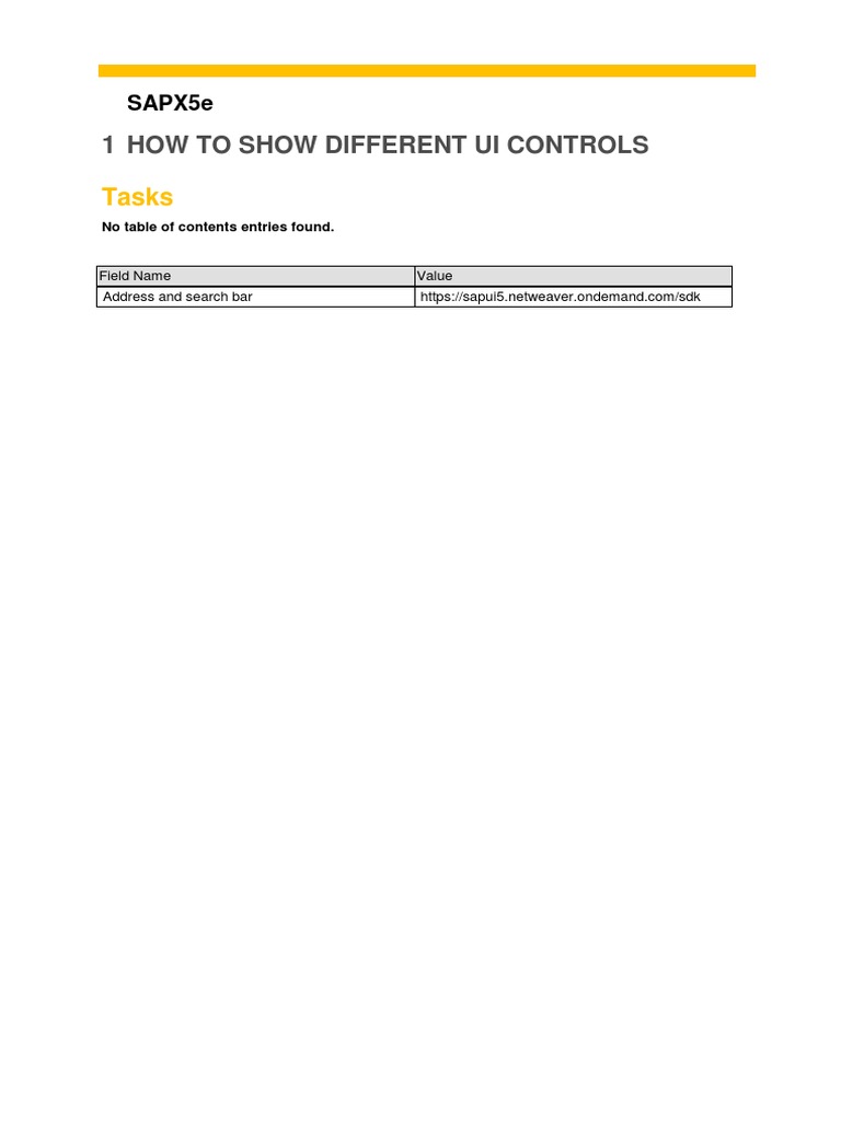 How To Show Different UI Controls | PDF | Computers