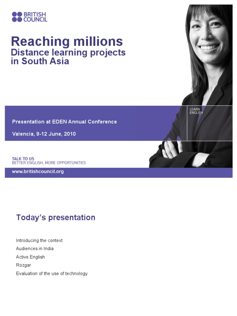 Distance Learning in South Asia: Insights | PDF | Art