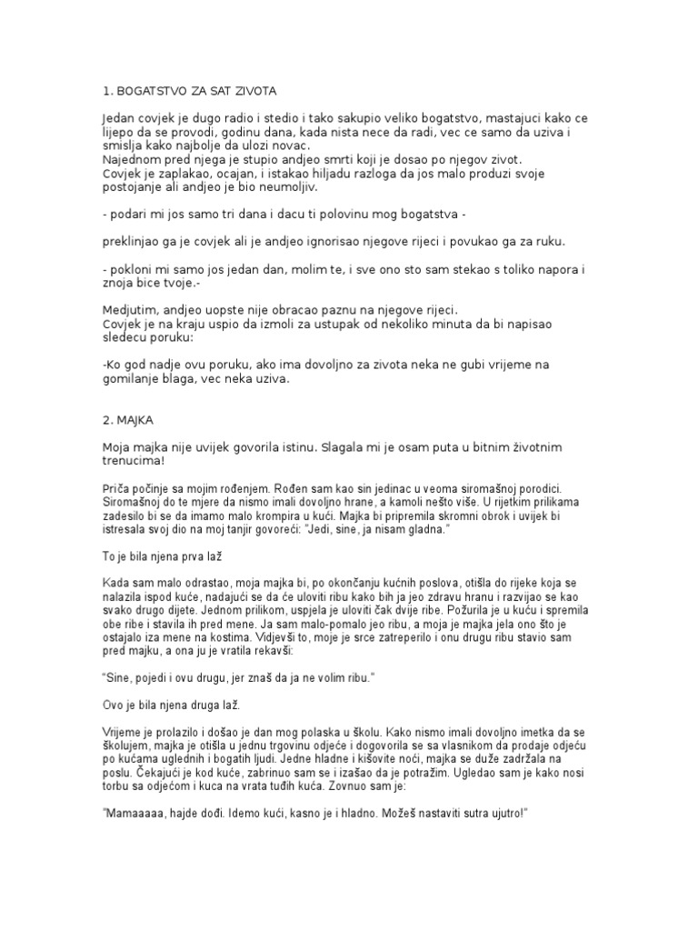 Kratke Price | PDF