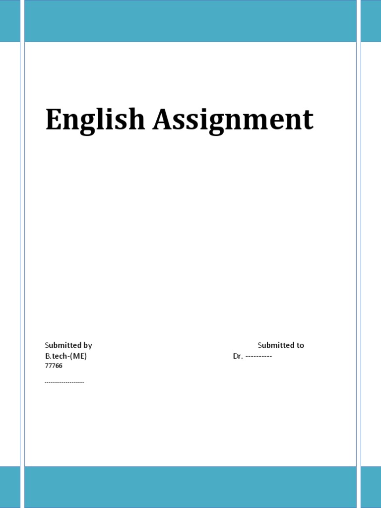 English Assignment | PDF | Leo Tolstoy | War And Peace