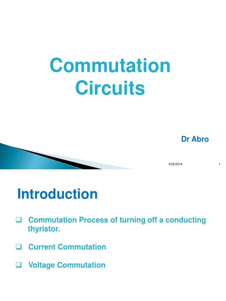 Thyristor Commutation Techniques | PDF | Capacitor | Electricity