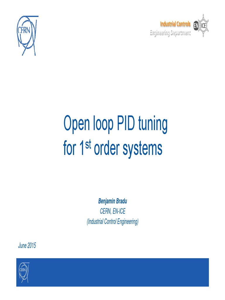 Pid Tuning Operator | PDF | Systems Theory | Applied Mathematics