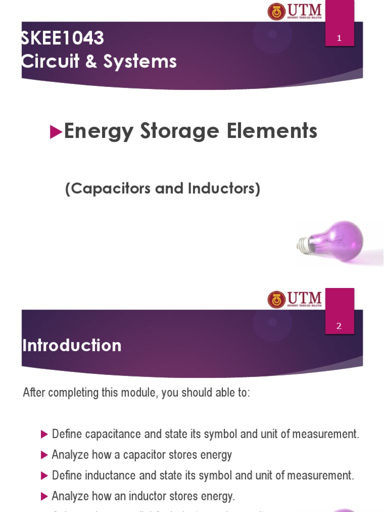 Capacitors and Inductors Explained | PDF | Series And Parallel Circuits ...