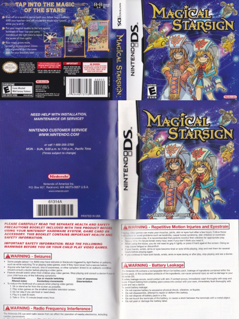 Magical Starsign - NDS | PDF