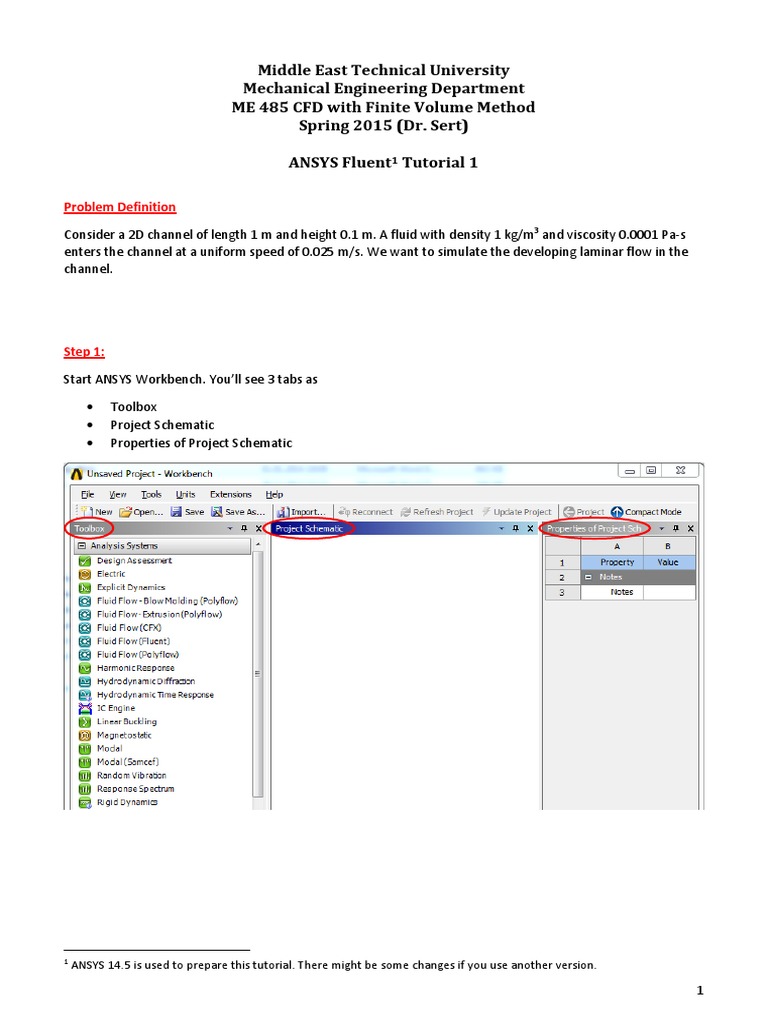 ANSYS Fluent 2D Flow Simulation Guide | PDF | Fluid Dynamics ...