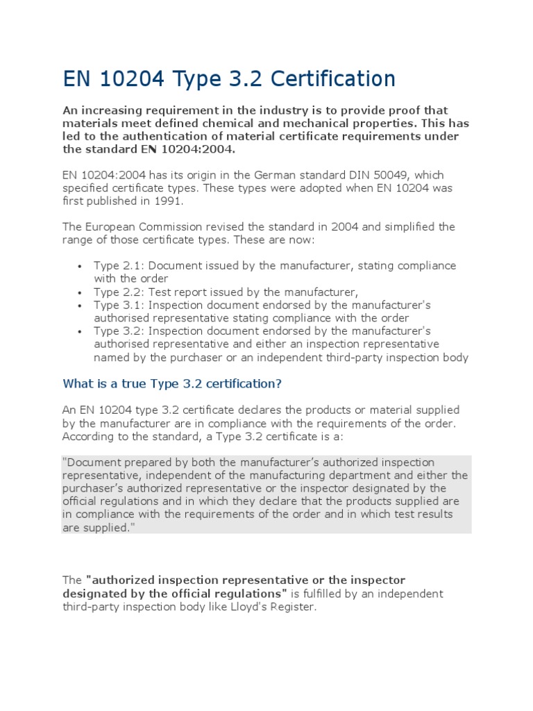 3.2 Certification | Certification | Verification And Validation