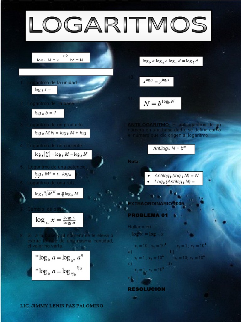 Logar It Mos | PDF | Logaritmo | Combinatoria