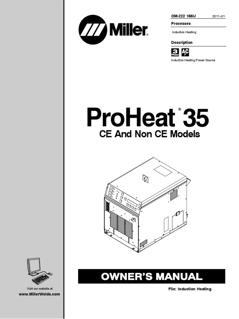 Proheat 35 Manual PDF | PDF | Welding | Construction