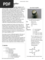 Operational Amplifier Basics - Op-Amp Tutorial | PDF