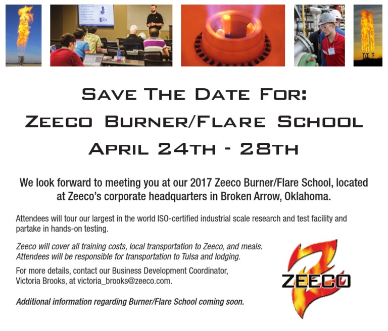 Burner-Flare School Save The Date | PDF