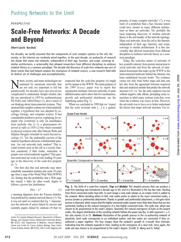 Barabasi PDF | PDF | Social Network | Computer Network