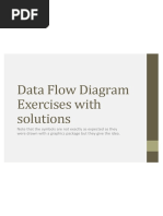 DFD Problems and Exercises Solutions | PDF | Computers