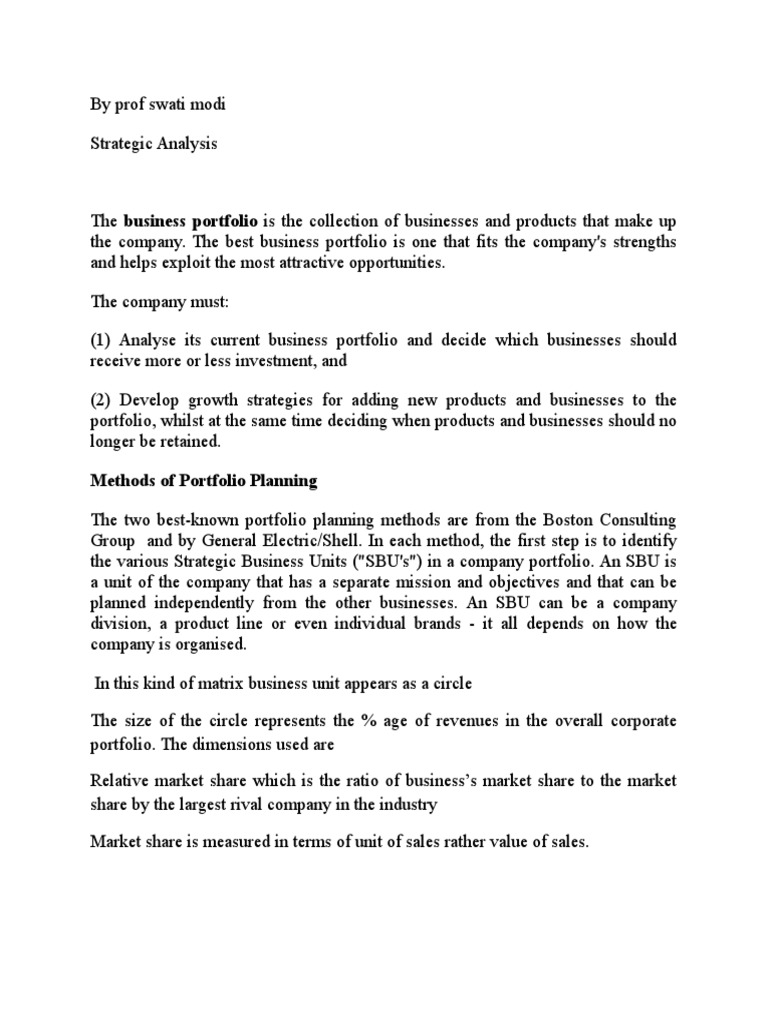 BCG Notes Final | PDF | Strategic Management | Business Economics