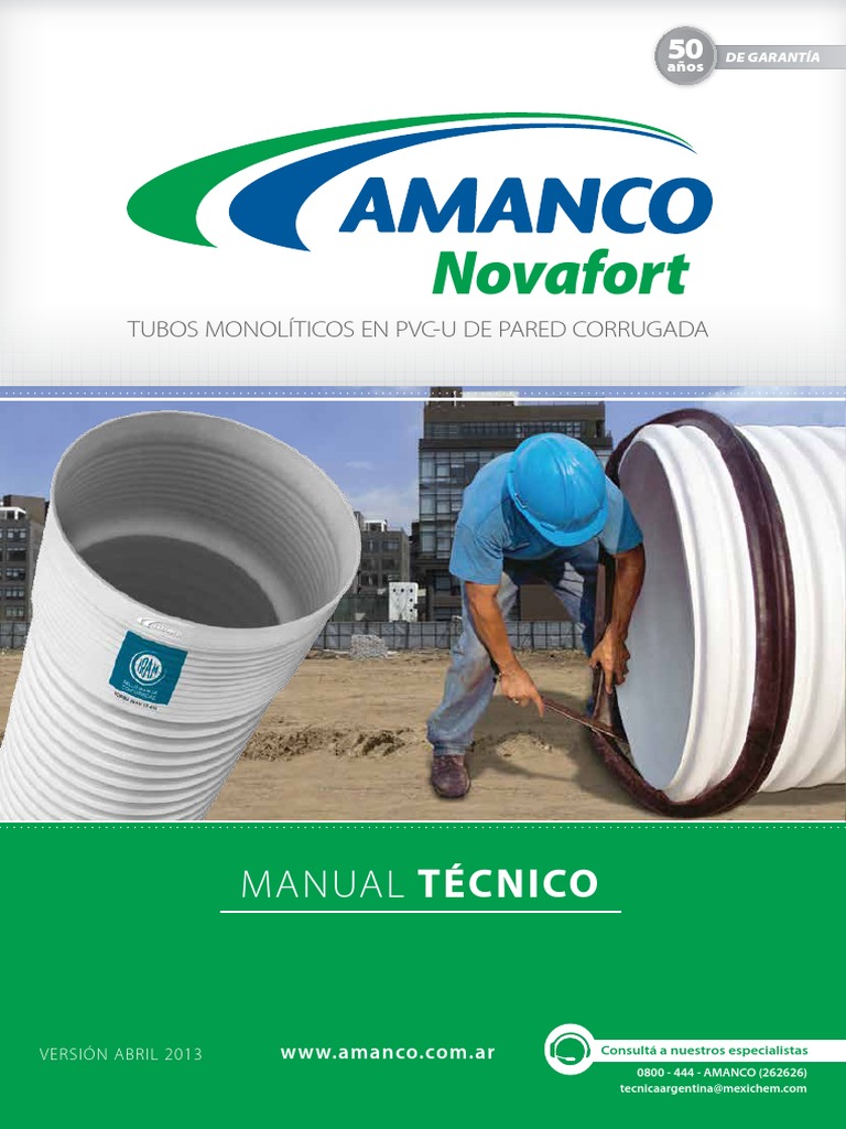Amanco Novafort Manual Tecnico | Descarga (hidrología) | Rigidez