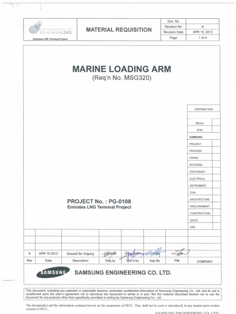 Msg320 Marine Loading Arm | PDF