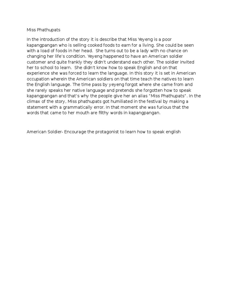 Miss Phathupats | PDF
