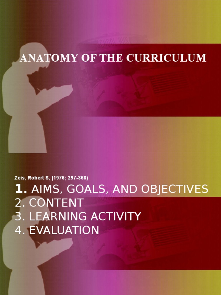 Anatomy of The Curriculum | PDF
