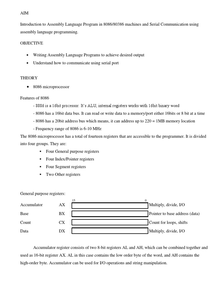 Serial Communication | PDF | Instruction Set | Pointer (Computer Programming)