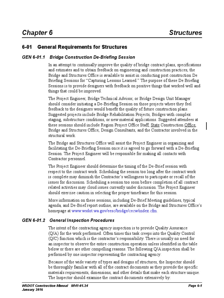 Capturing Lessons Learned: A Guide to Conducting Bridge Construction De ...